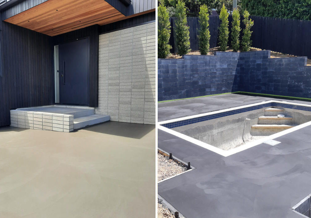 Coloured Concrete Auckland - Concrete colour options, floors