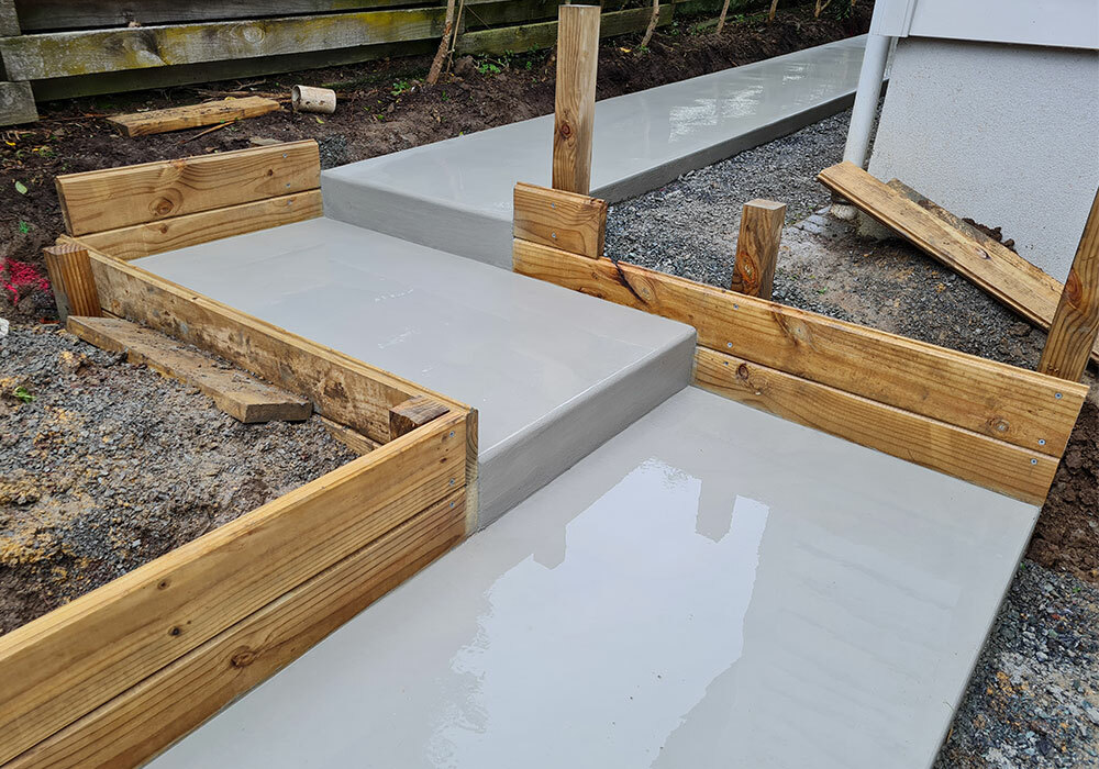 Concrete Paths and Walkways Auckland, Large Concrete Garden Paver